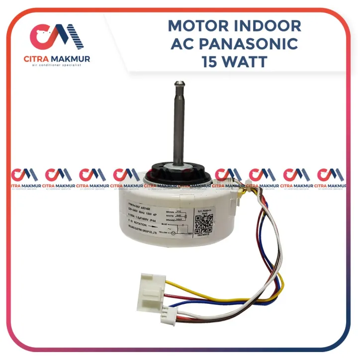 Motor Fan Blower Indoor AC Panasonic 15 Watt 2 kabel soket Kipas dinamo ...
