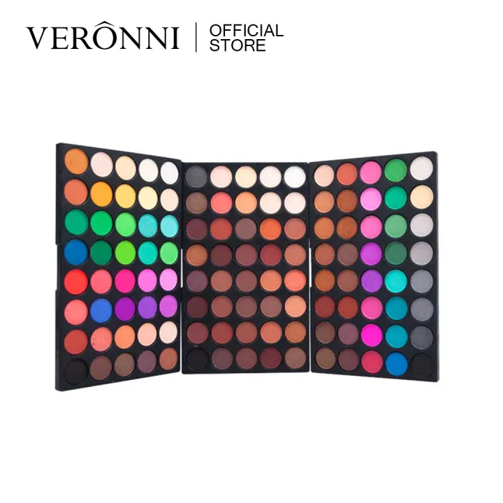 VERONNI Makeup Eyeshadows Palette Pro Cosmetics 120 Color Waterproof ...
