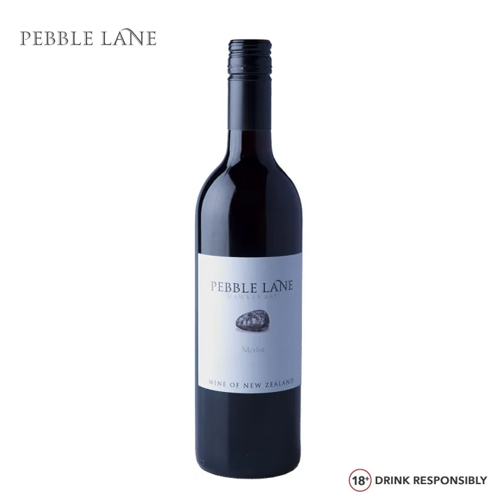 Pebble Lane Merlot - Red Wine, Hawkes Bay, New Zealand 750ml | Lazada PH