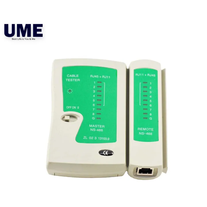 UME Network UTP Lan Cable Tester Tool for RJ45 RJ11 CAT5 CAT6 SY-468 ...