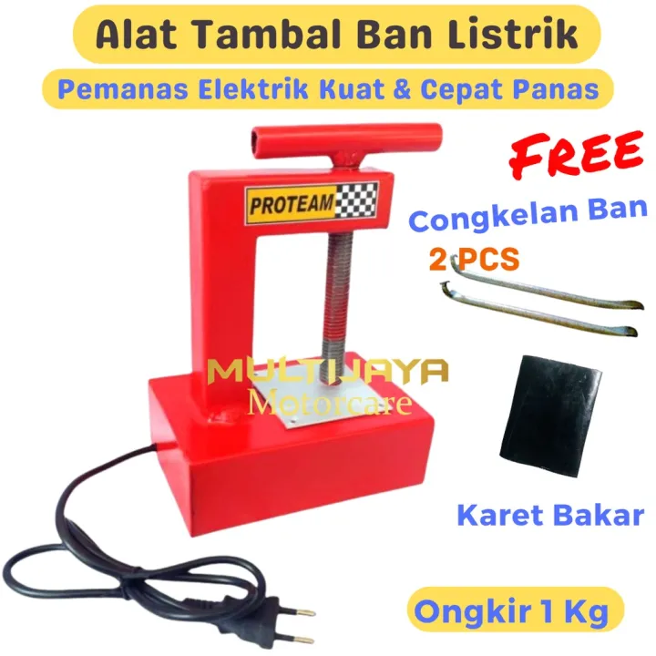 FULL BONUS Alat Tambal Ban Listrik Bonus Karet Tambal Ban | Penambal ...