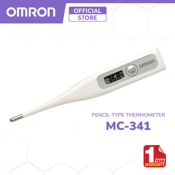Omron MC-341 Digital Pencil-type Thermometer for Body Temperature ...