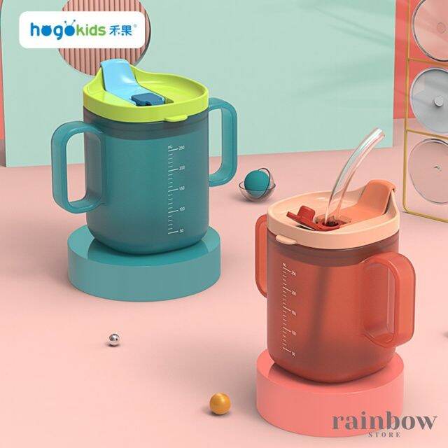 Hogokids 3 in 1 Milk Cup with straw for kids Training Cup Cawan Susu Kanak-kanak | Lazada