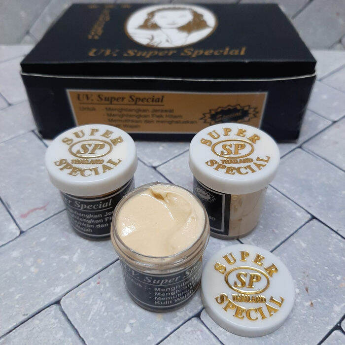 3pcs /Cream SP Hitam Thailand Super UV Whitening ORIGINAL | Lazada ...