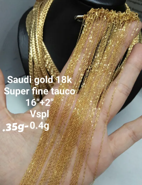 18k Lightweights Saudi Gold Necklace | Lazada PH