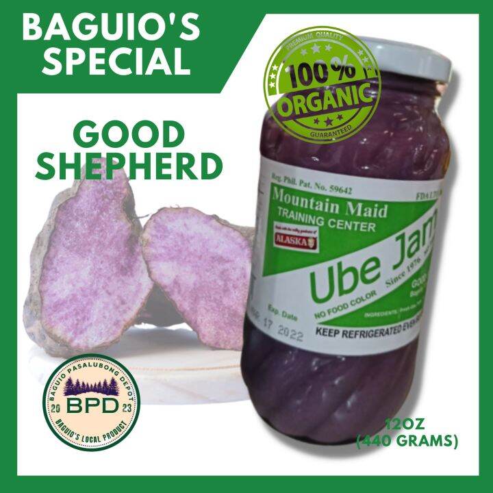 BAGUIO PASALUBONG AUTHENTIC BAGUIO SHEPERD- UBE JAM/BAGUIO Good Shepherd Ube Jam /12oz (440 ...
