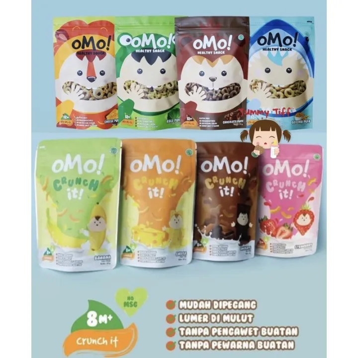 OMO Healthy Snack / OMO! Snack sehat / Omo crunchies / omo crunch it snack anak bayi | Lazada ...