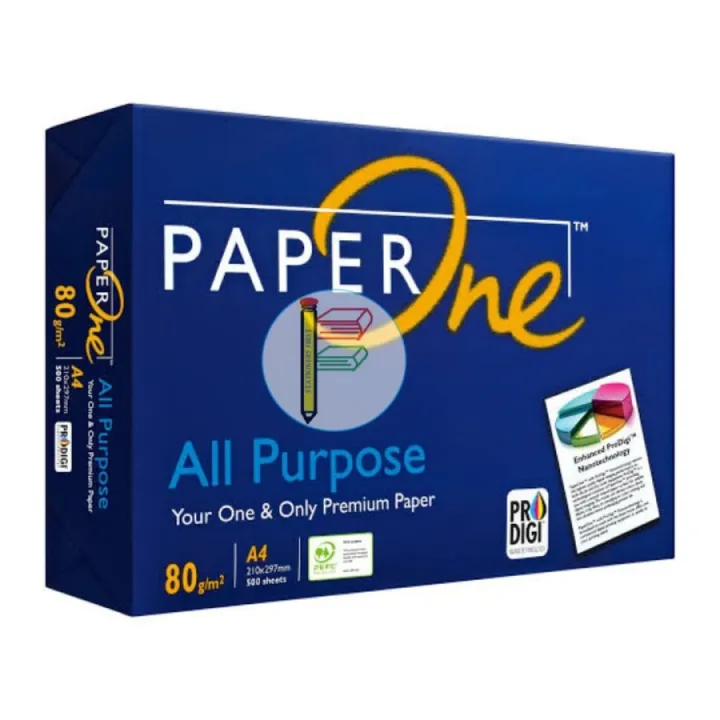 Kertas HVS PaperOne A4 80gr Office Paper Print per Rim 500 Lembar ...
