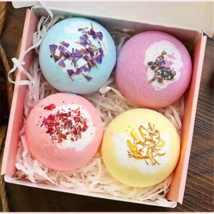 1pc or 4pcs 100g Bath Ball Bomb Explosion Bathing Ball Bubble Sea Salt ...