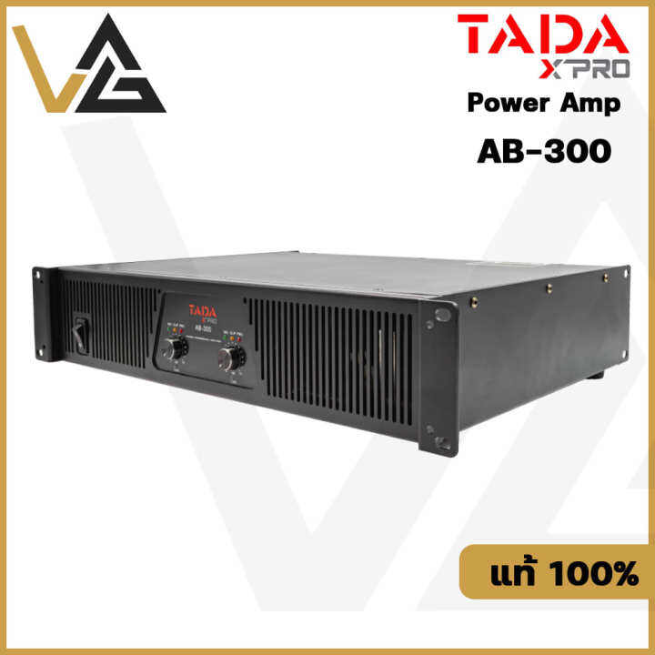 TADA AB-300 เพาเวอร์แอมป์ แอมป์ 2 แชนแนล 420วัตต์ x2 [ 8 โอห์ม ] CLASS ...