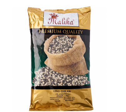 Malika Premium Quality Black Urid Chilka Dal 500g {Made in India ...