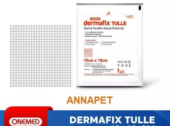 Dermafix Tulle Sterile Paraffin Gauze Dressing 10cm x 10xm | Lazada ...