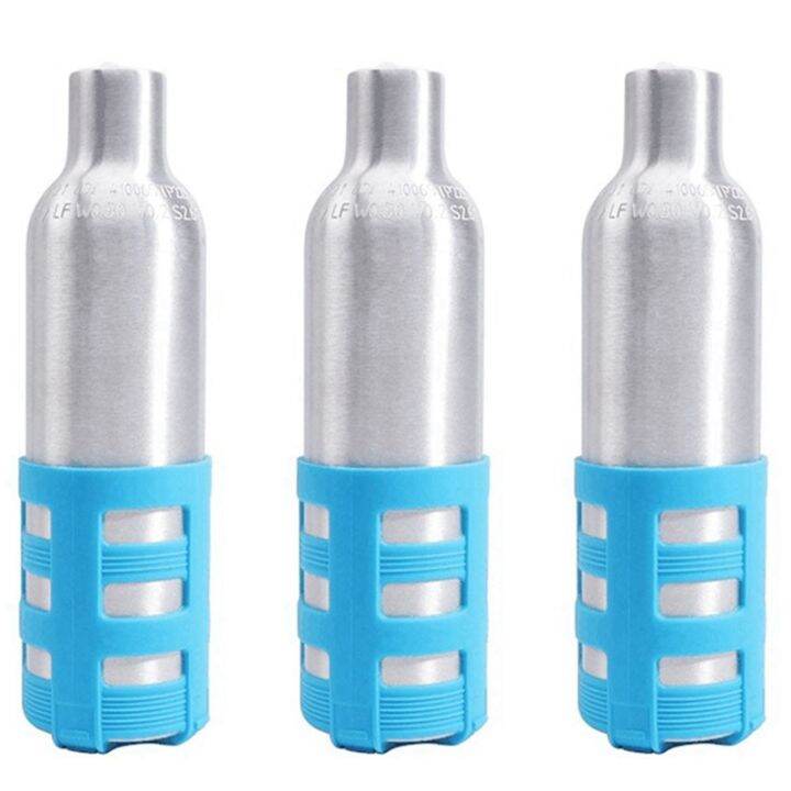 3X 0.2L Black Soda Maker Refillable Soda Bottle Spare Reusable CO2 ...