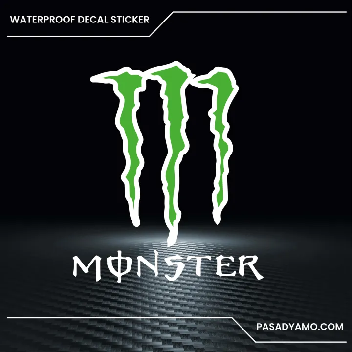 Monster Energy Drink Logo Decal Sticker for Cars Motorcycles Laptops ...