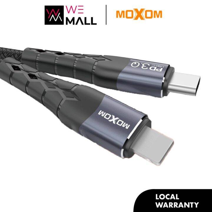 Moxom MX-CB34 Power Line PD 30W Fast Charge Data Cable | Lazada