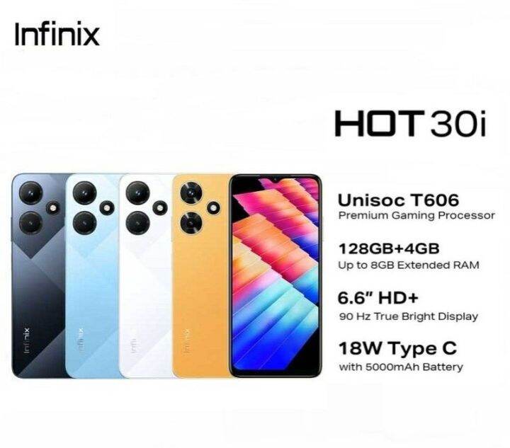 Infinix Hot 30i ( 4GB+128GB / 8GB+128GB ) | Lazada.co.th