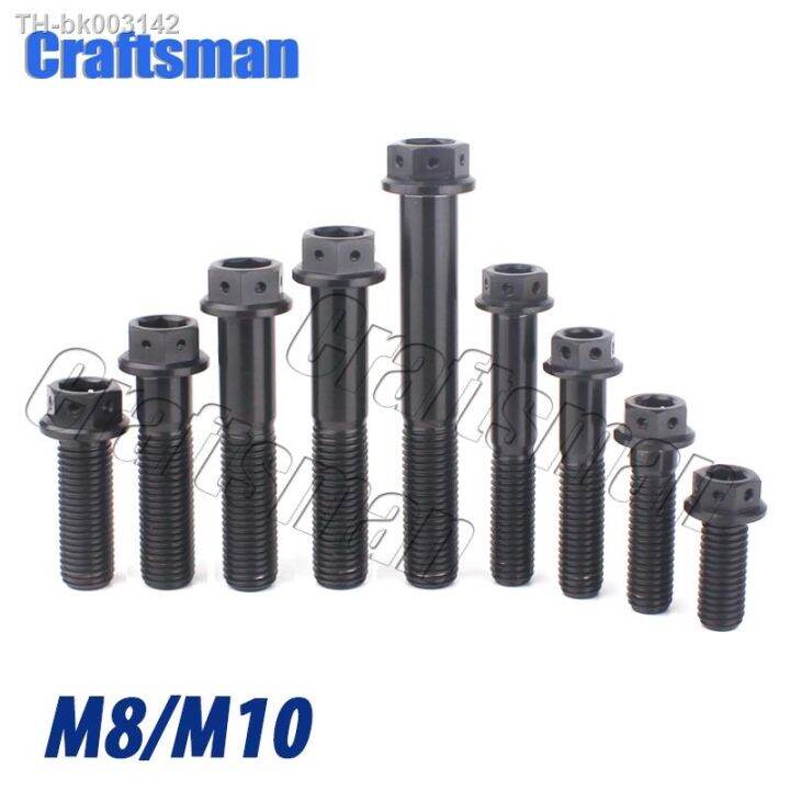 1Pcs Titanium M8 M10x15-100 mm Motorcycle Disc Brake Screw Titanium ...
