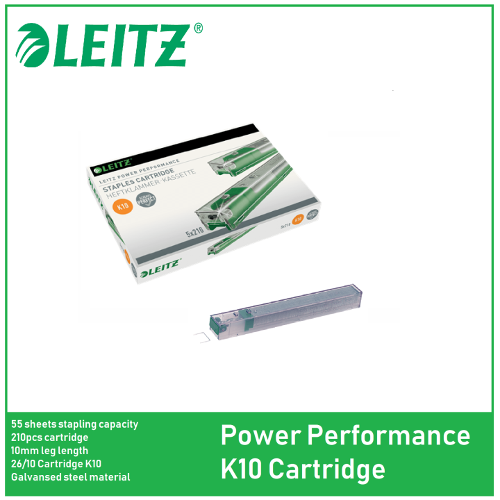 LEITZ Power Performance K10 Staple Cartridge, can Staple up to 55 ...