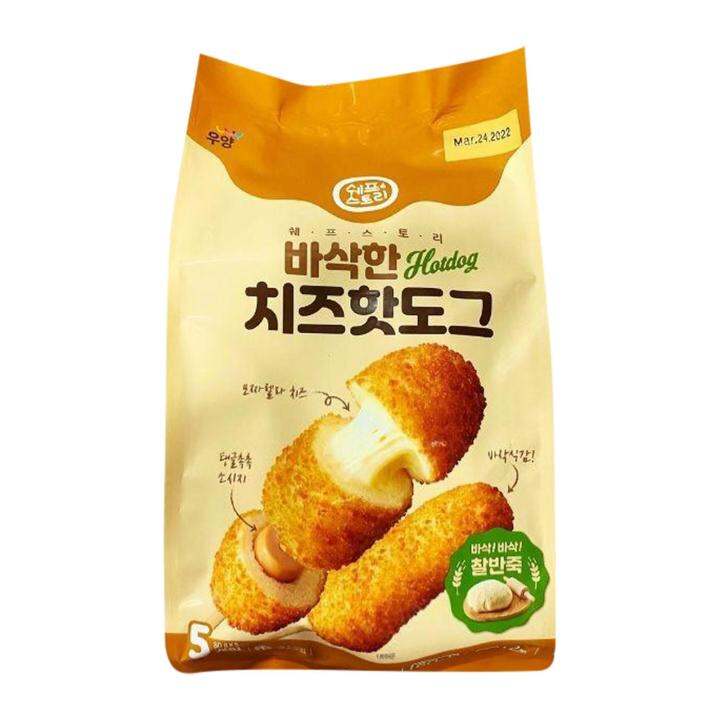 WOOYANG Imported Korean Crispy Corndog -Mozzarella Cheese With Fish ...