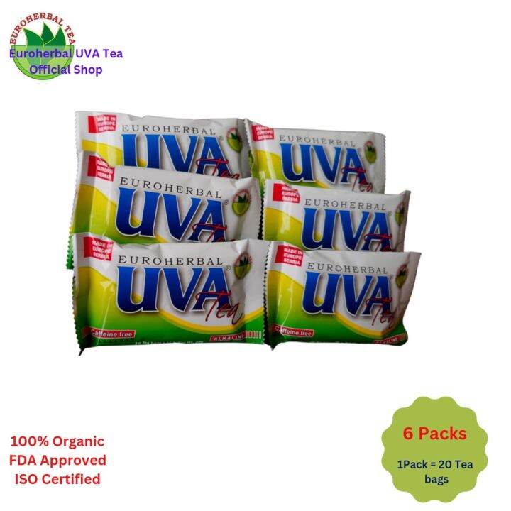 UVA Tea 6 Packs Organic Herbal Tea | Lazada PH