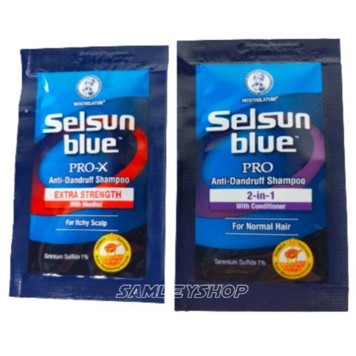 Selsun blue anti-dandruff shampoo extra strength sachet 6ml | Lazada PH