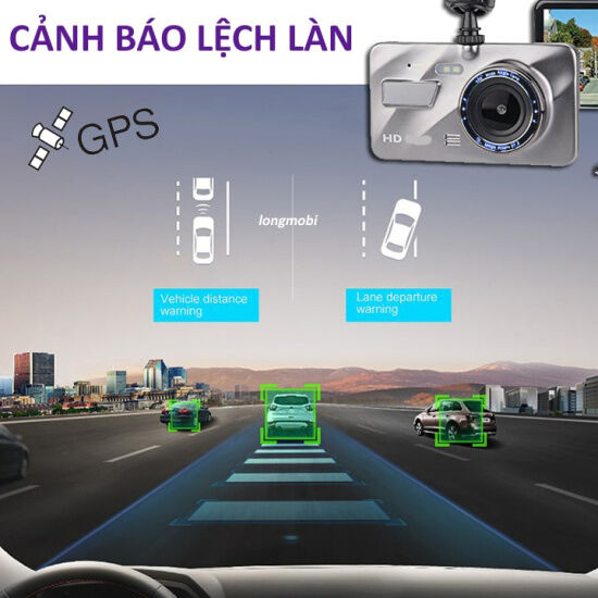 Camera hành trình wintosee v10 full hd 1296p adas, có gps