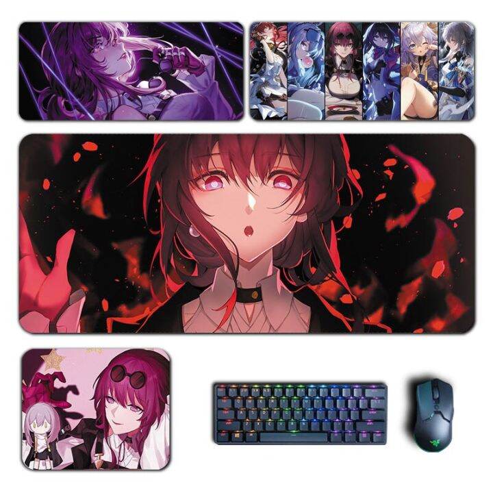 Honkai Star Rail Mouse Pad Kafka Mar7th Seele Himeko Welt Mousepad ...
