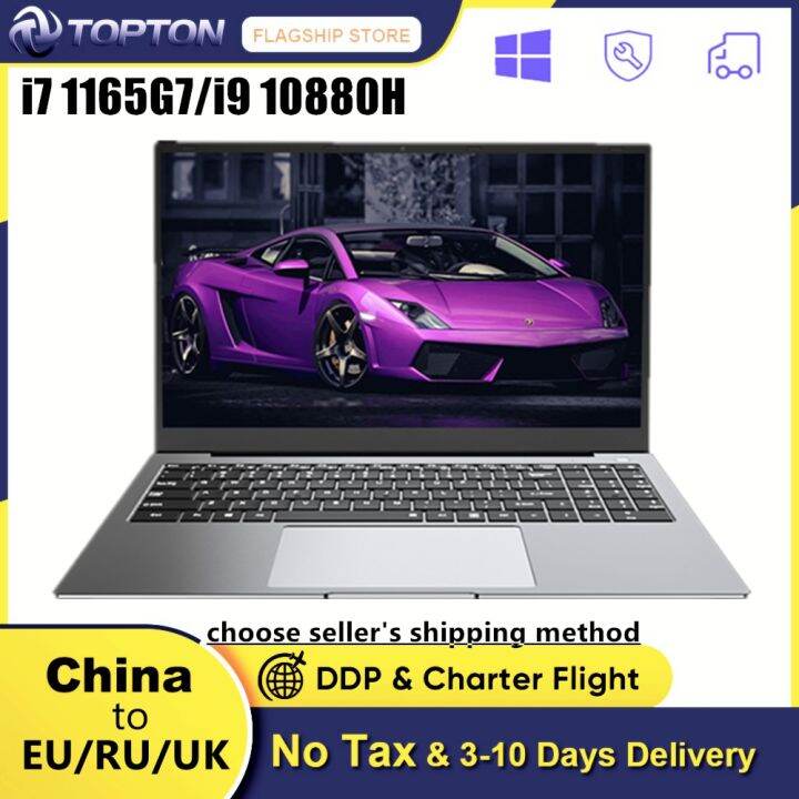 Topton I9 Laptops 15.6 Inch Intel I7 1165G7 I9 10880H Max 32G RAM 2T ...