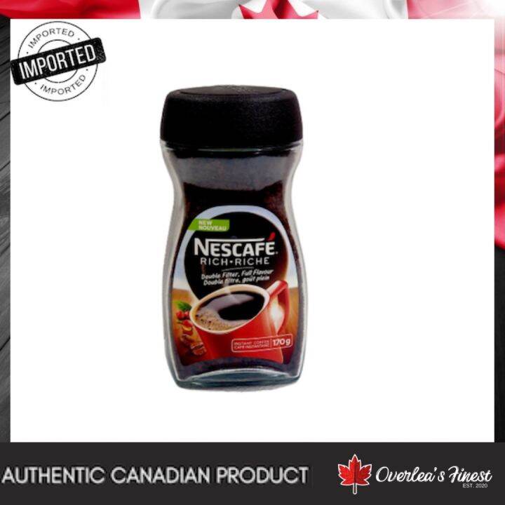 AUTHENTIC Imported from Canada Nescafe Rich Double Filter; Full Flavour ...