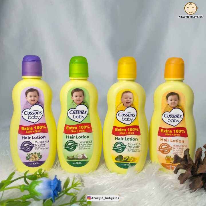 Minyak rambut bayi Cussons Baby Hair Lotion All Varian Candle Nut ...