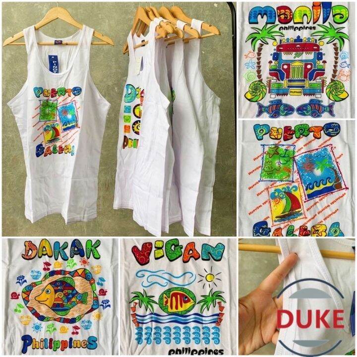 COD WOW PINOY/SUMMER SANDO SUMMER TOURISM SANDO RANDOM DESIGN FOR MEN'S ...