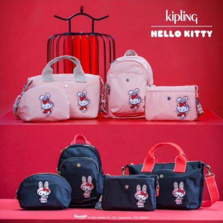 Limited Edition 2023 kipling x Hello Kitty DELIA MINI bucket bag shoulder bag women's bag ...