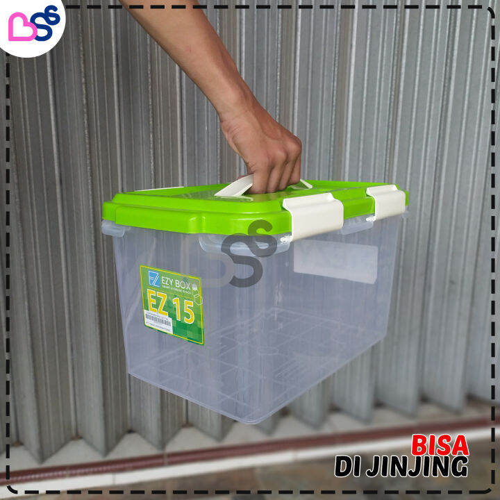 BOX CONTAINER SERBAGUNA 15 LITER EZY KOTAK PENYIMPANAN | Lazada Indonesia