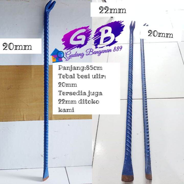 LINGGIS PANJANG 85CM BESI ULIR 20 MM/LINGGIS ULIR 20MM | Lazada Indonesia