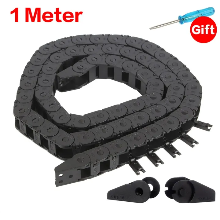 10*11mm Mini Energy Chain Nylon Drag Chain CNC 3D Printer Tank Chain 1m ...