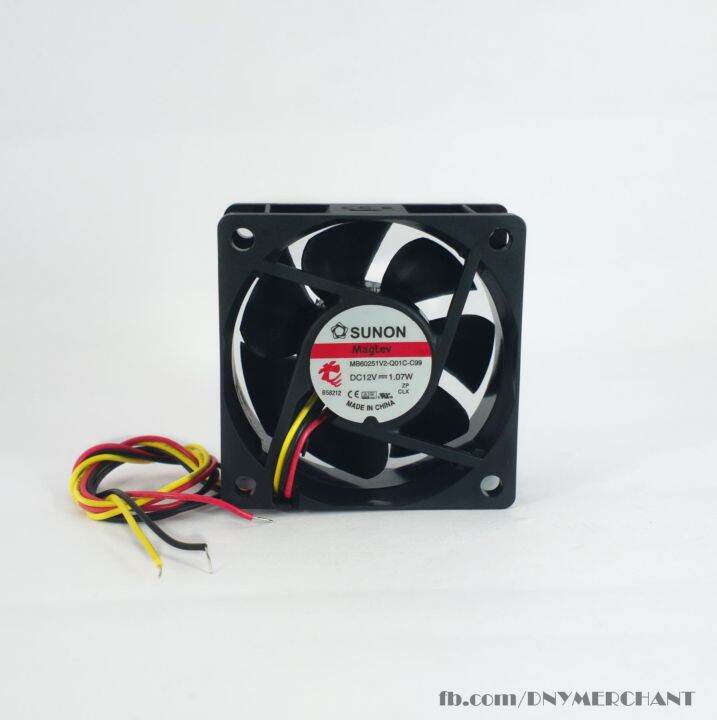 Original Sunon Maglev DC Fan 60mm x 60mm x 25mm 12V 1.07w Cooling Fan ...