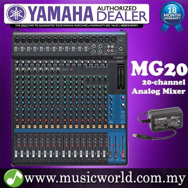 Yamaha MG20 Mixer 20-channel Stereo Analog Mixing Console Mixers (MG 20 ...
