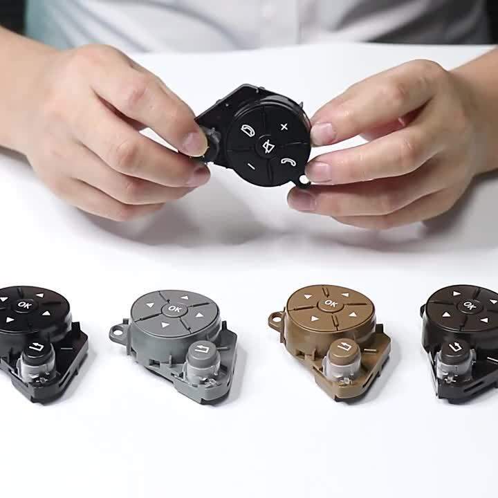 มัลติฟังก์ชั่รถพวงมาลัยสวิทช์ปุ่มปุ่มควบคุมเสียงสำหรับ Benz W204 W212 ...