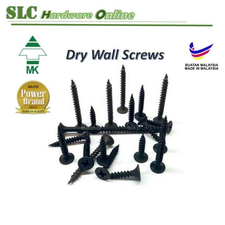MK Quality Dry Wall Screw Flat Head Screw for Wood / Partition / Skru ...