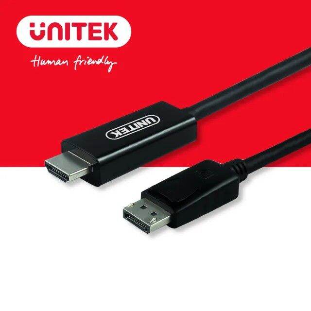 UNITEK CABLE DISPLAY TO HDMI CABLE UNITEK DP TO HDMI 1.8M (Y-5118CA ...