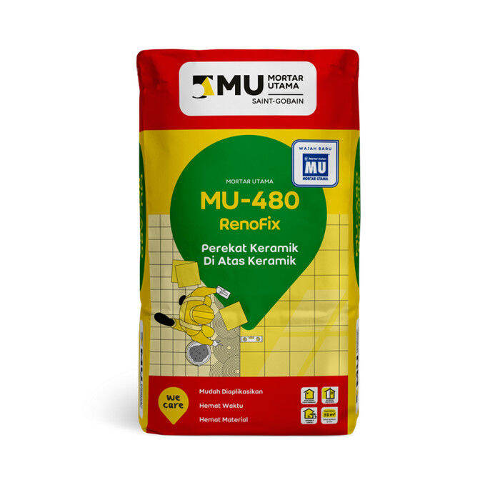 MU 480 - RENO FIX perekat di atas kramik | Lazada Indonesia