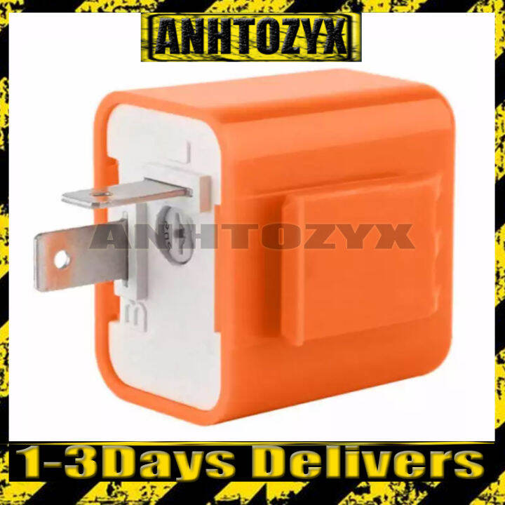 Universal Waterproof Flasher Relay For LED Indicators Resistor 2 PIN ...