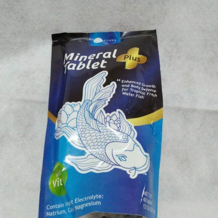 SG FISH MINERAL TABLET PLUS Vitamin C Garam Ikan 40 tablet | Lazada ...