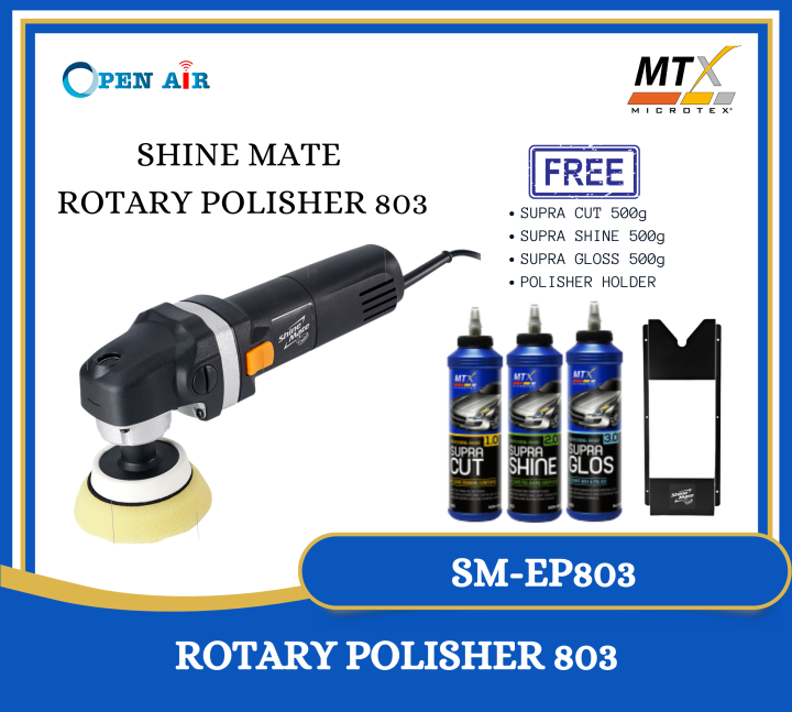 ShineMate EP803 Rotary Polisher Kit-Light weight rotary polisher ...