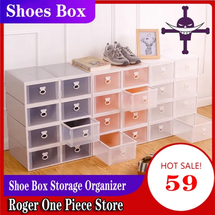 Roger Royal Crown Shoe Box Storage Organizer Drawer Case Stackable ...