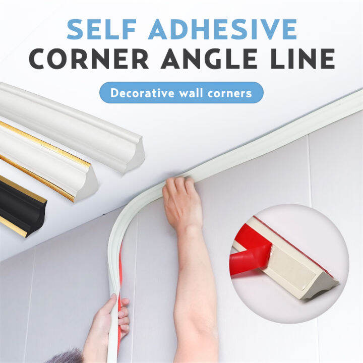 Wall Trim Skirting Thick Soft Foam Durable Waterproof Border Ceiling ...