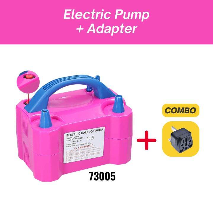 73005 Electric Balloon Pump Nozzle Portable Inflator High Speed Air ...