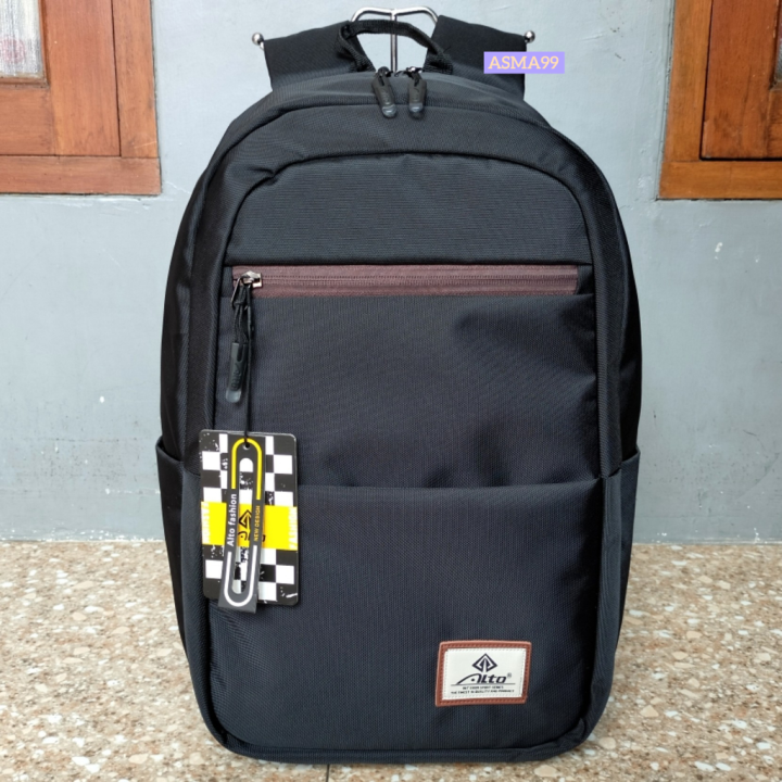 Ransel Sekolah atau Kerja Alto Finset Black | Lazada Indonesia