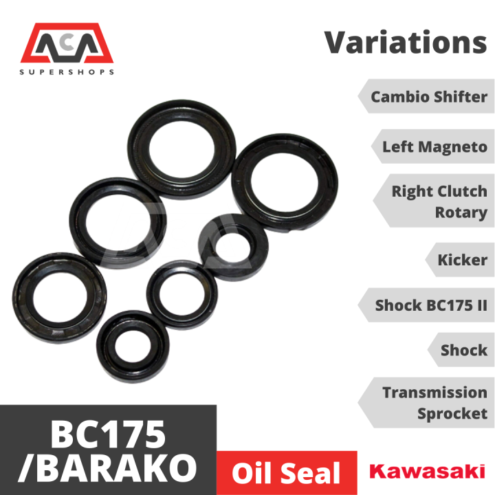 Oil Seal for Kawasaki BARAKO 1 (BC175 I) | Lazada PH