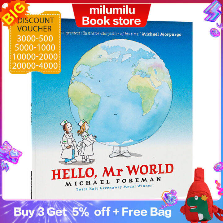 milumilu English Original Hello, Mr World Hello, Mister World 3-6 Year-Old Environmental Theme ...